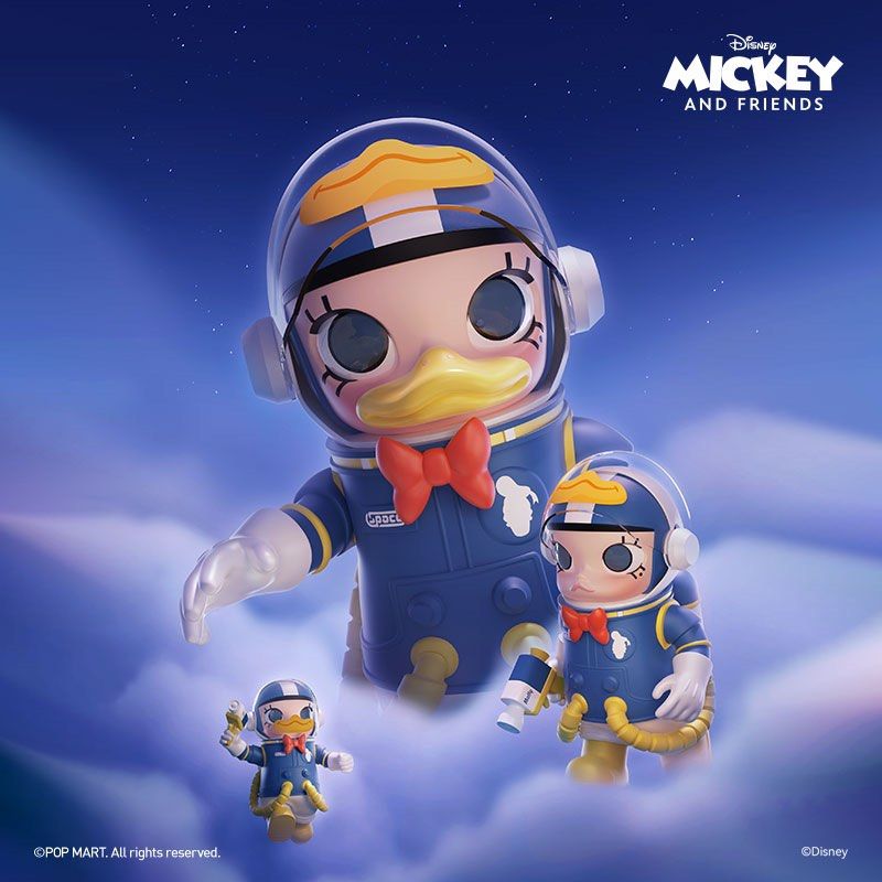 PO: Popmart Mega Space Molly Donald Duck / Daisy Duck 100% 400% 1000% ...