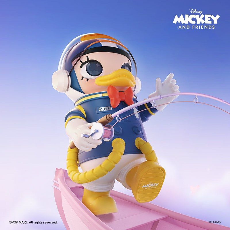 PO: Popmart Mega Space Molly Donald Duck / Daisy Duck 100% 400% 1000% ...