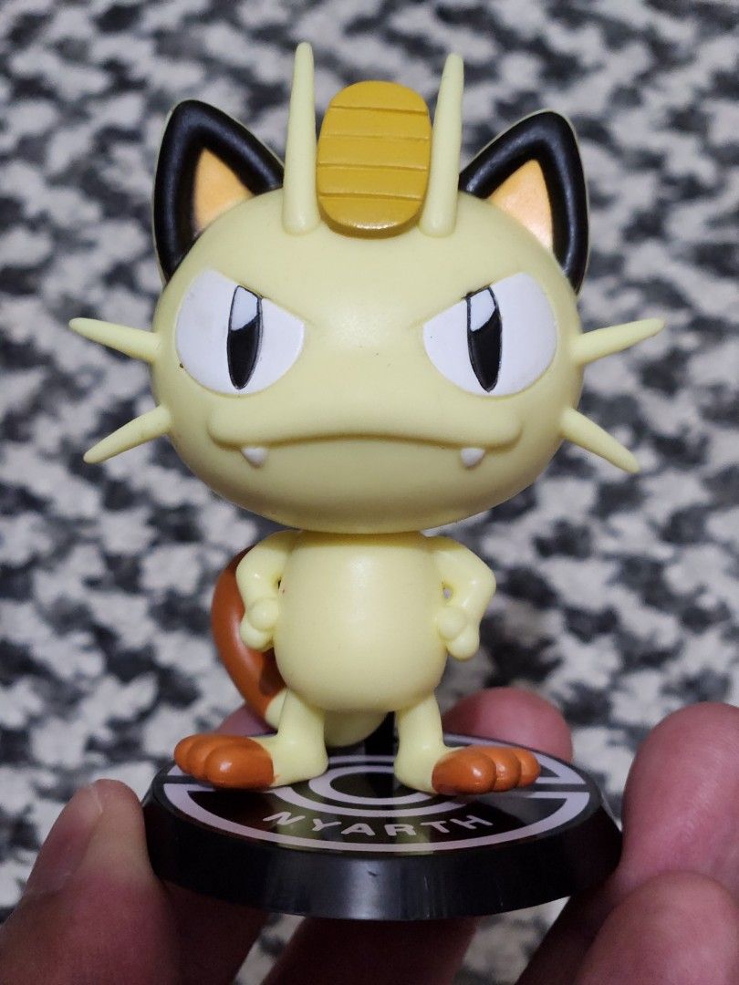 Pokemon Meowth Figure, Hobbies & Toys, Memorabilia & Collectibles, Fan ...