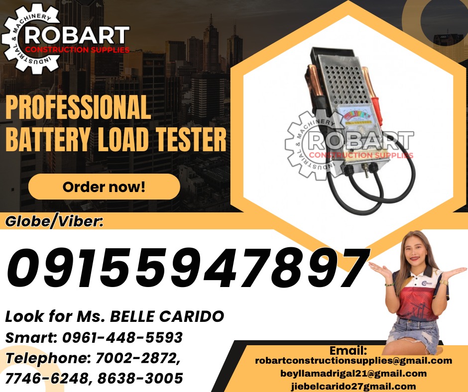 Professional Battery Load Tester, Commercial & Industrial, Construction ...