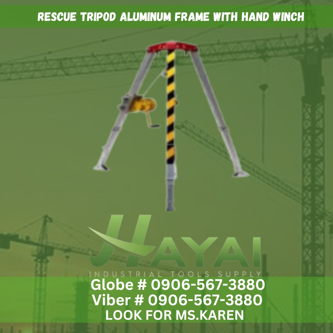 Rescue Tripod Aluminum Frame with Hand Winch, Commercial & Industrial ...