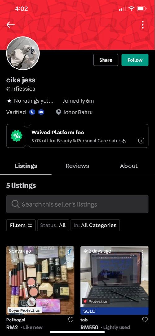 Scammer Alert, Beauty & Personal Care, Face, Makeup on Carousell