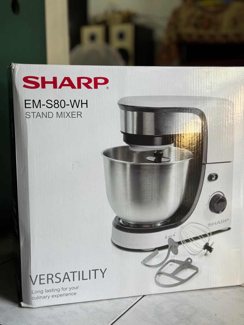 Sharp Stand Mixer EM-S80-WH, TV & Home Appliances, Kitchen Appliances, Hand & Stand Mixers on ...