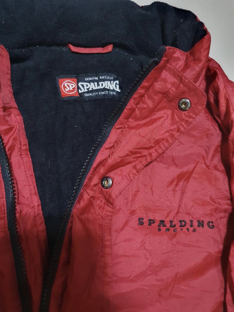 spalding heavy duty jacket, Men's Fashion, Coats, Jackets and Outerwear ...
