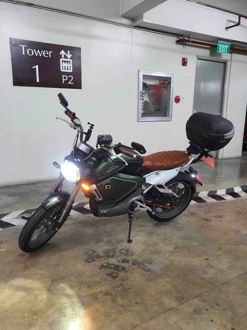 SUPER SOCO TC ELECTRIC MOTOR, Motorbikes, Motorbikes for Sale on Carousell