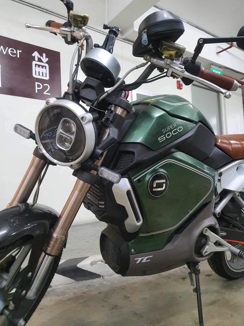 SUPER SOCO TC ELECTRIC MOTOR, Motorbikes, Motorbikes for Sale on Carousell