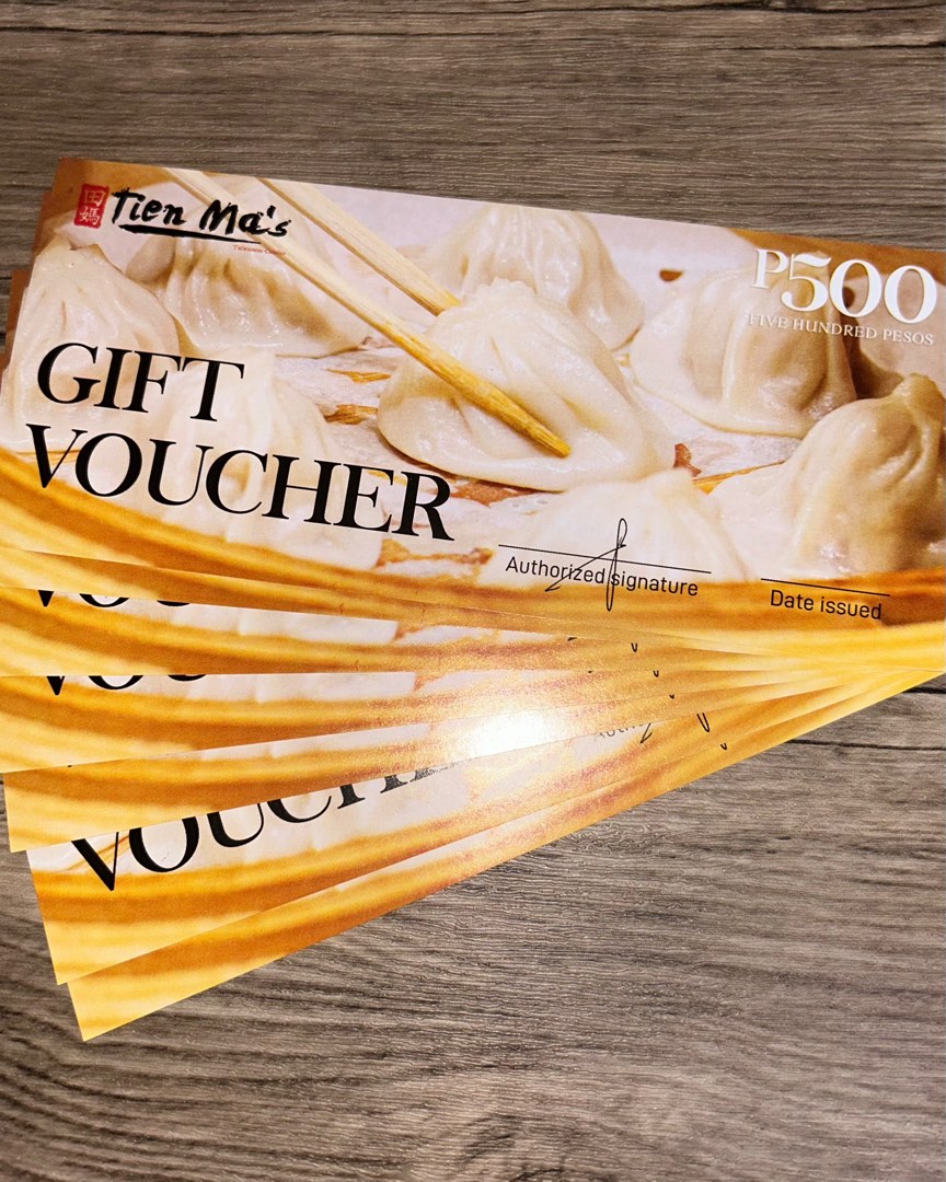 Tien Ma’s GCs, Tickets & Vouchers, Vouchers on Carousell