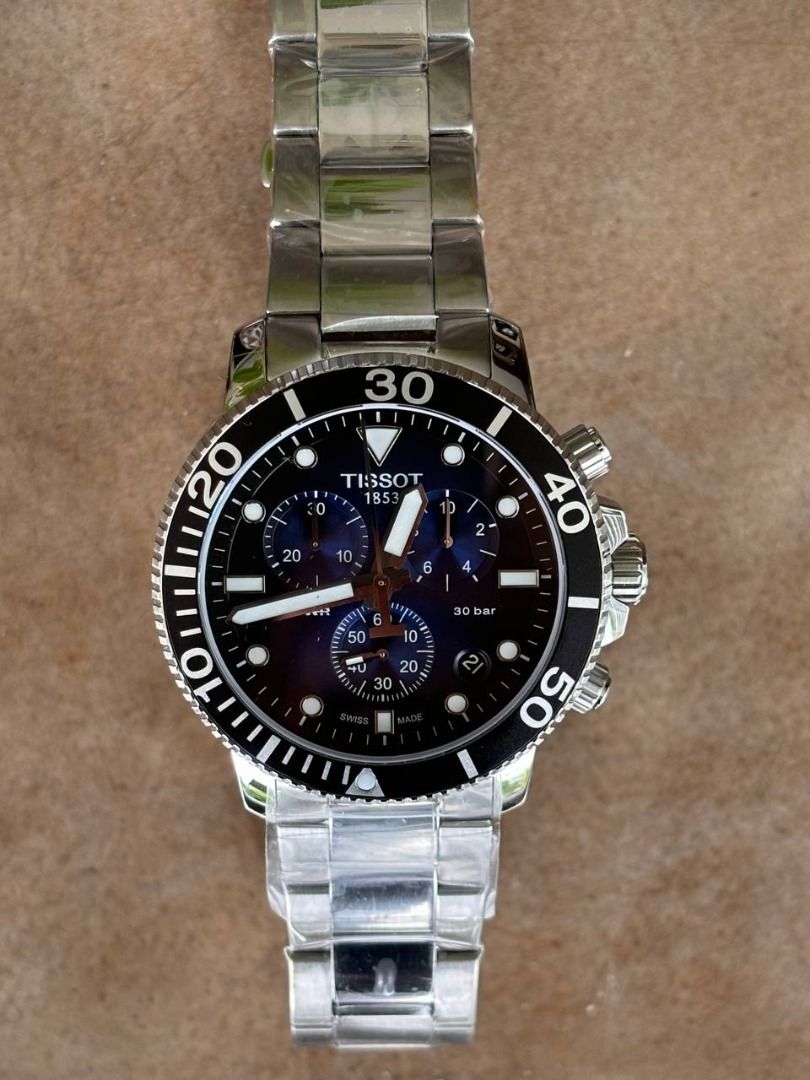 Tissot Seastar 1000 Quartz Chronograph Blue Gradient dial, Men's ...