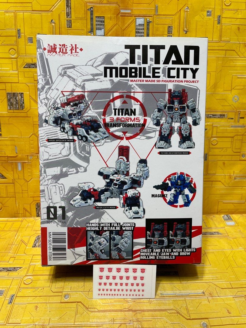 Transformers Mastermade Master Made - SDT-07 and ST-06 Gin Hero EX ...