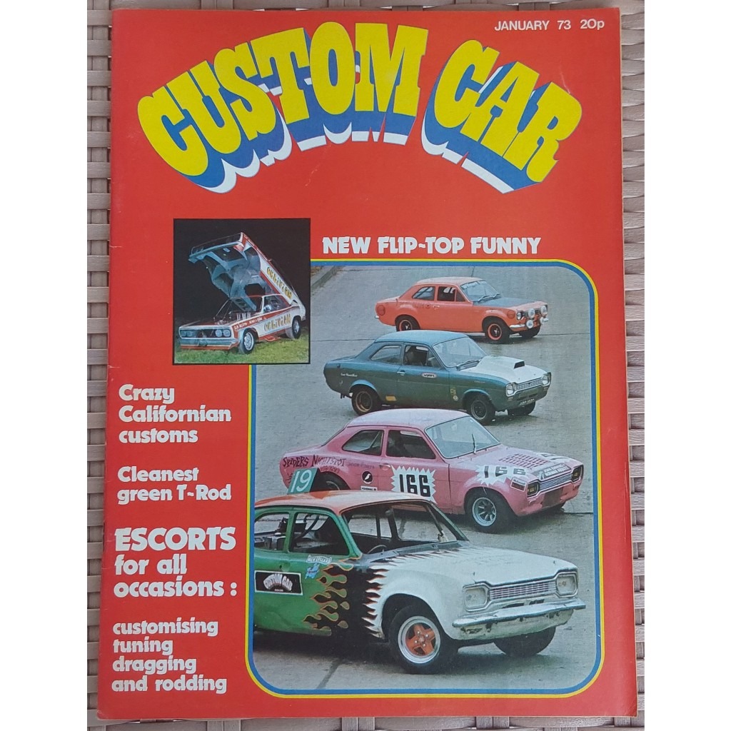 UK VINTAGE CAR MAGAZINE - CUSTOM CAR January 1973, Model T/Vanguard ...