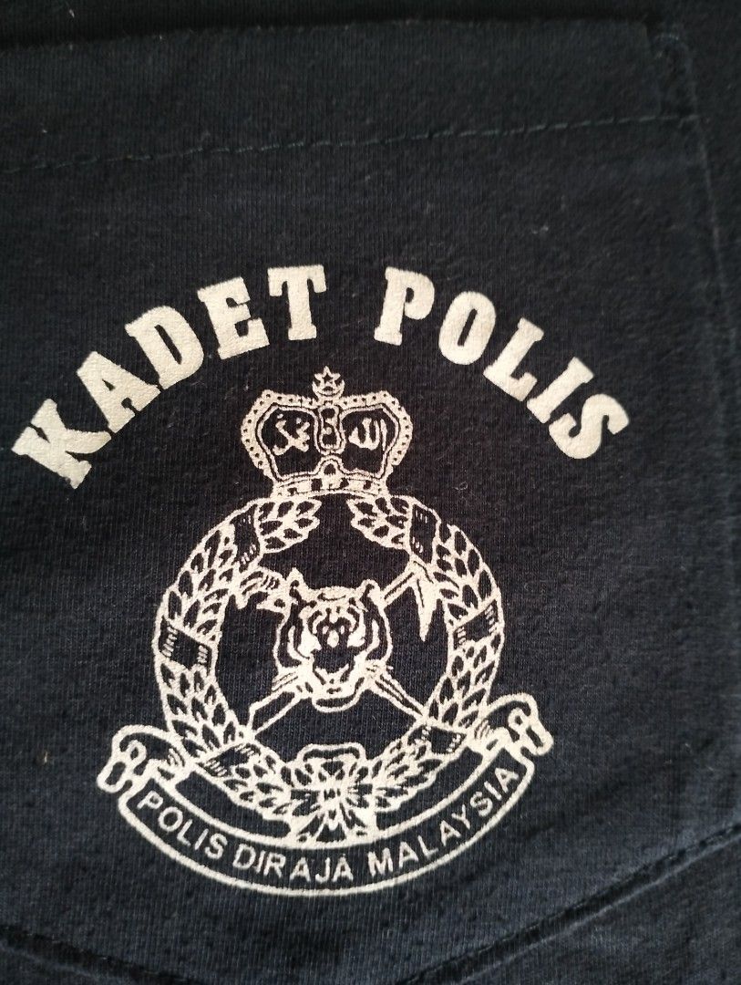 Uniform t shirt kadet polis sekolah, Women's Fashion, Activewear on ...