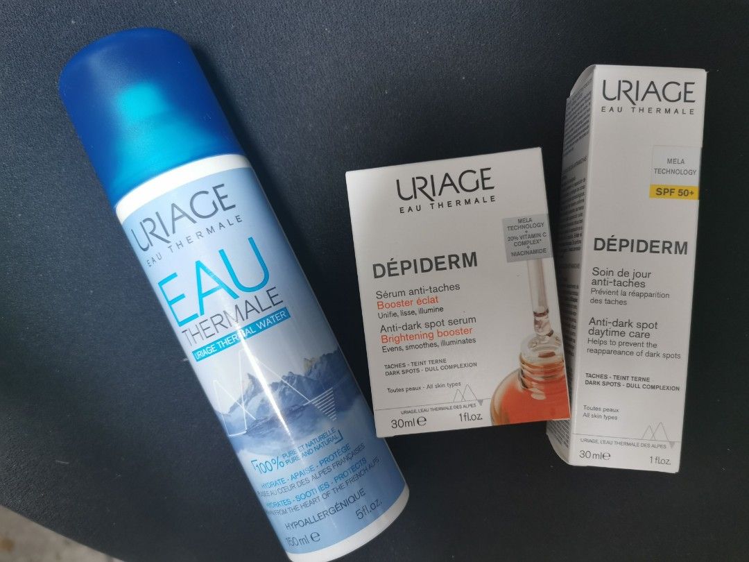 SET ( URIAGE Depiderm Anti Dark Spot Serum + URIAGE Daytime Care SPF50 ...