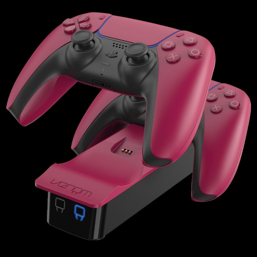 Venom Twin Docking Station for PS5 Dualsense Controller, Video Gaming ...