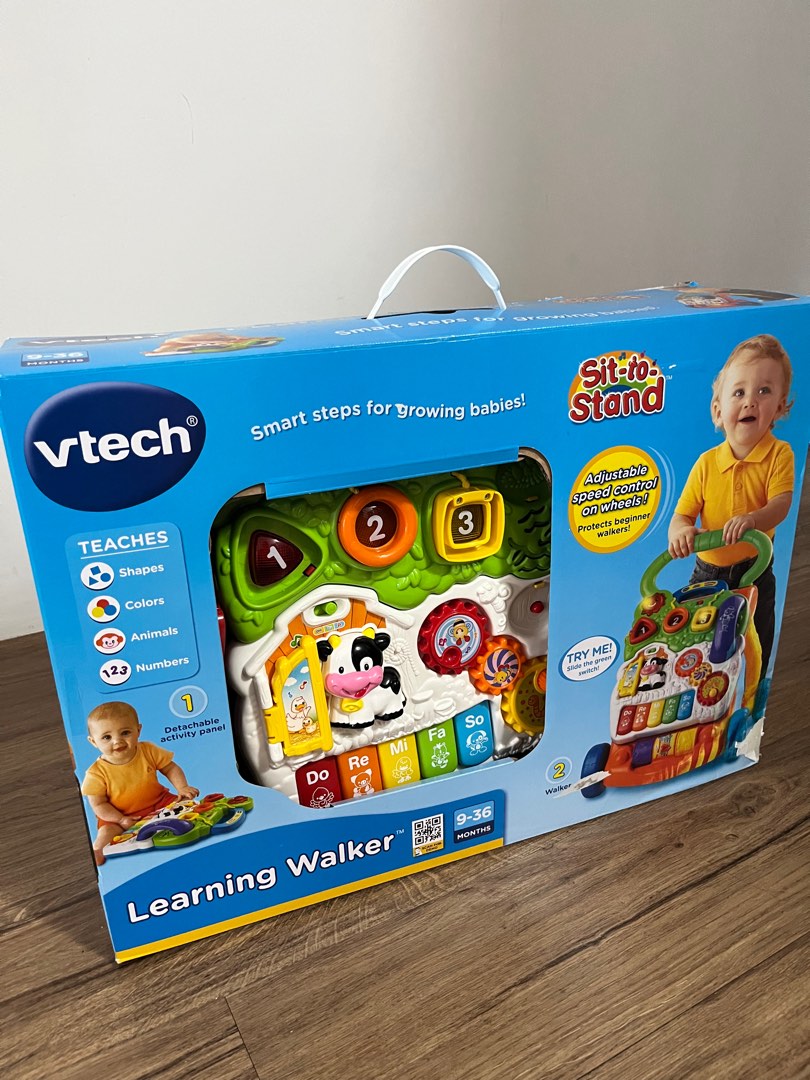 Vtech learning walker sit to stand, Babies & Kids, Infant Playtime on Carousell