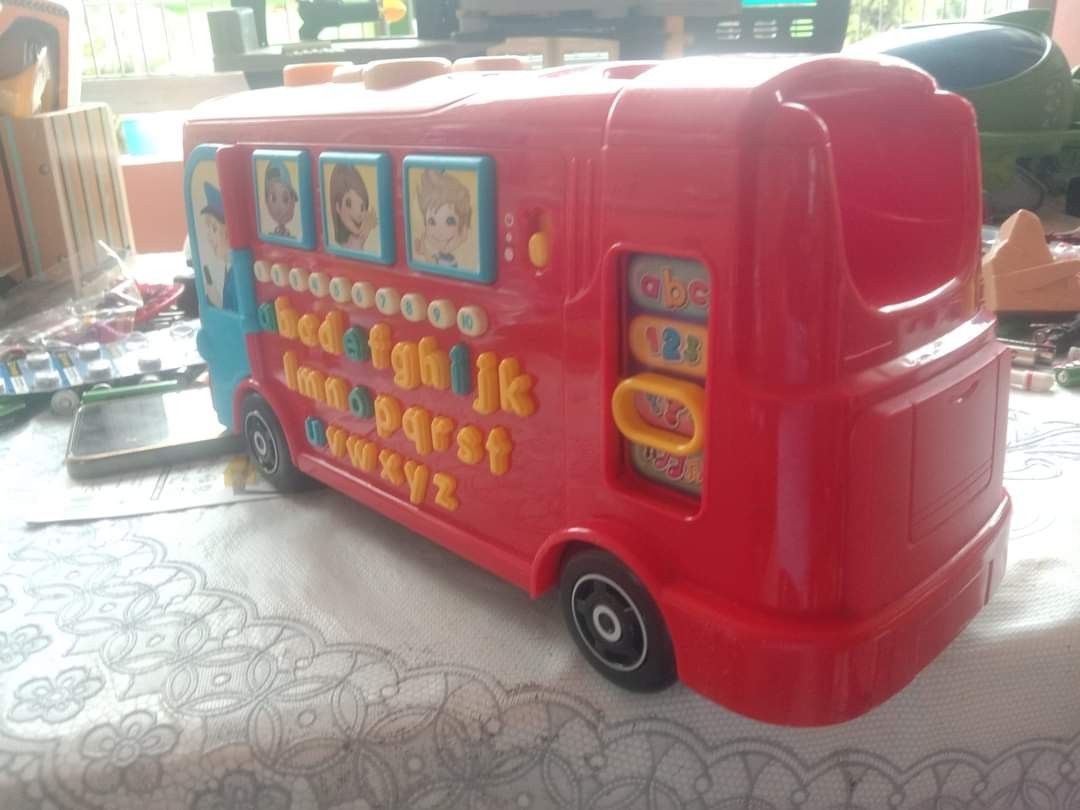 VTech Playtime Bus With phonics, Hobbies & Toys, Toys & Games on Carousell