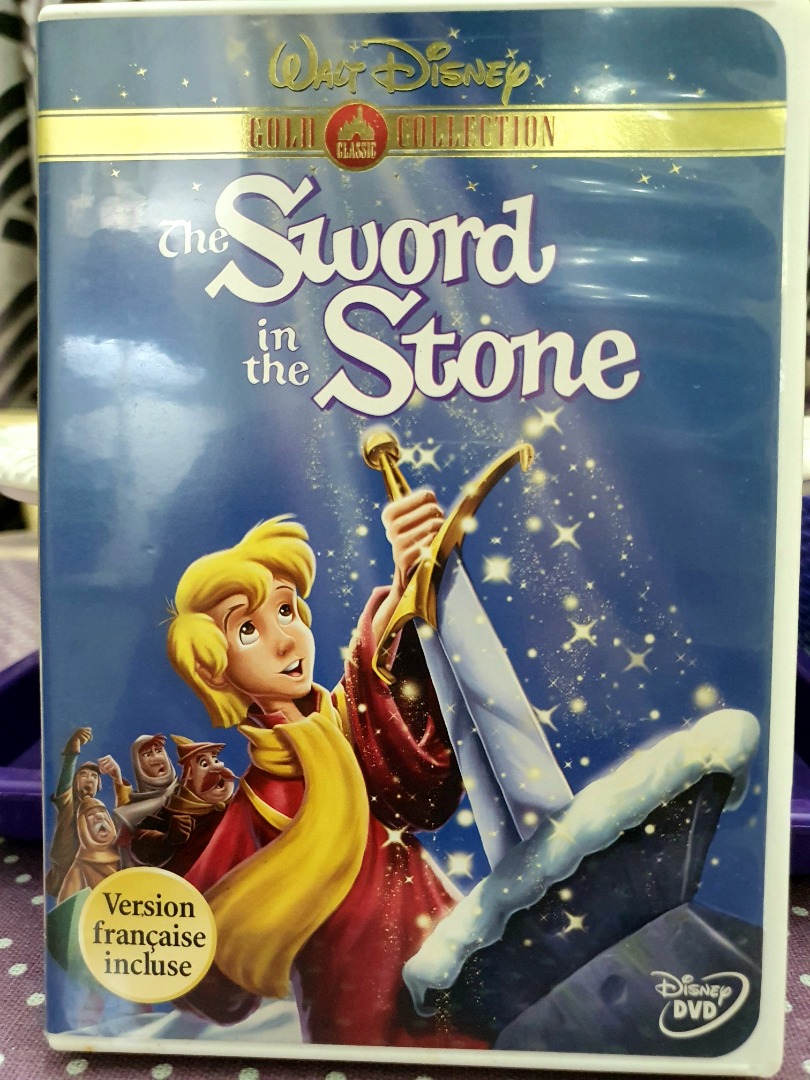 Walt Disney THE SWORD IN THE STONE [dvd], Hobbies & Toys, Music & Media ...