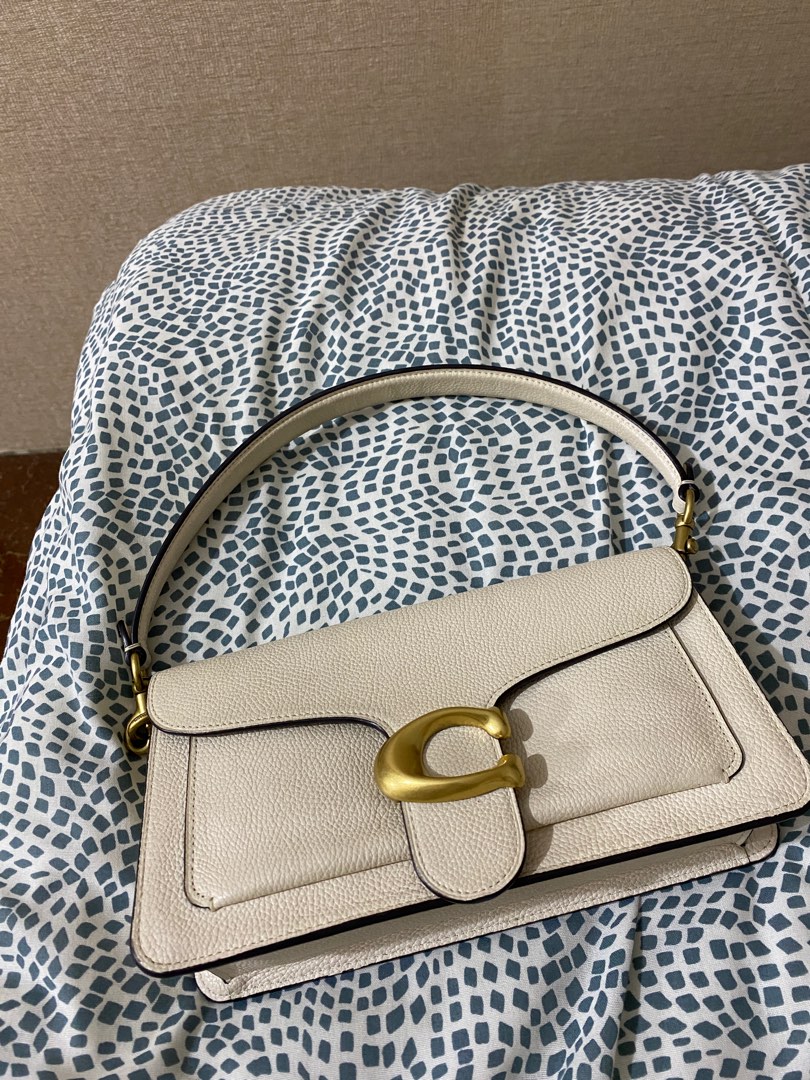 Coach Tabby 26 Chalk, Barang Mewah, Tas & Dompet di Carousell