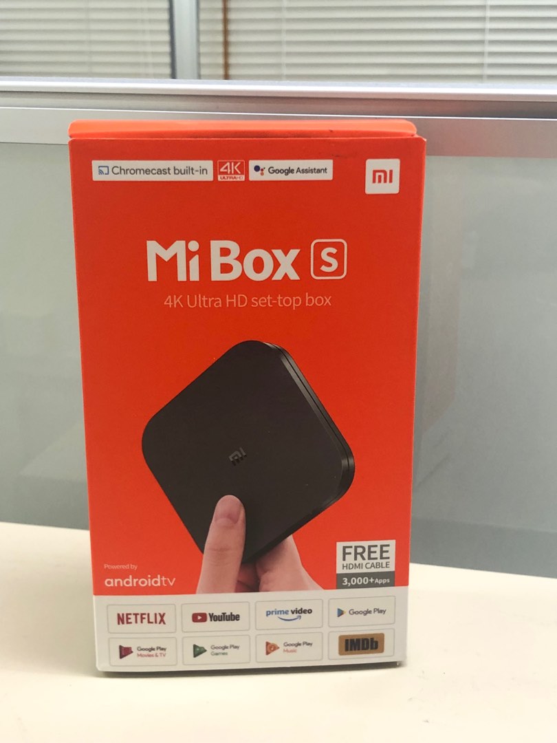 Xiaomi Mi Box S Android TV Google Chromecast 小米盒子 國際版 香港行貨 電視 機頂盒 4K ...