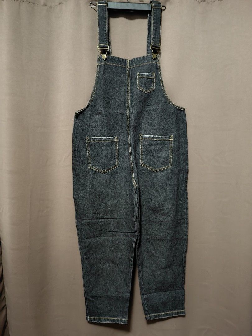 XL Black Jumper Pants, Women's Fashion, Bottoms, Jeans on Carousell