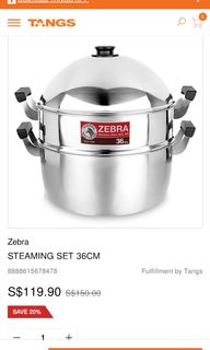 70cm Stainless Steel Steamer, Furniture & Home Living, Kitchenware ...