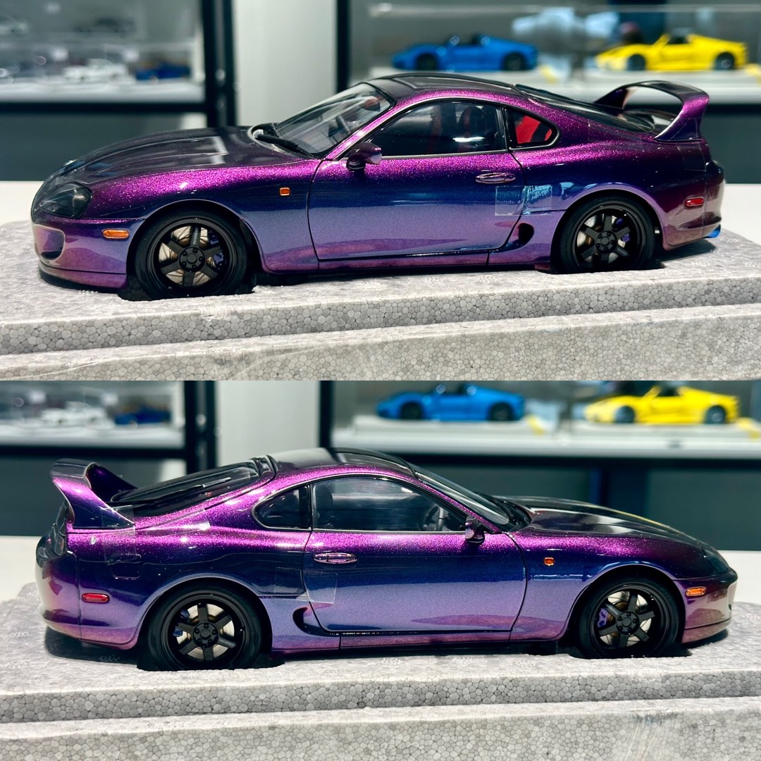 1/18 WHELART Toyota Supra A80 Midnight Purple Special Edition Fully ...