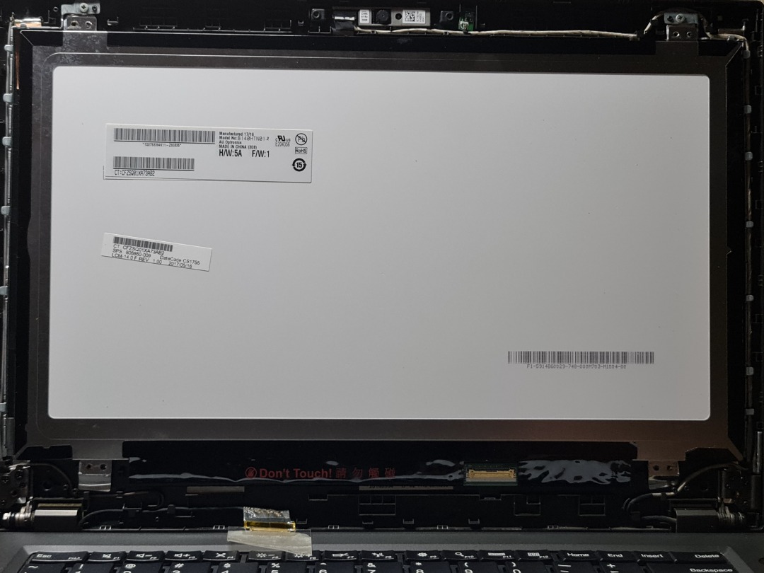 14 Inch FHD 30 Pins Slim with Bracket Laptop Display LCD Screen ...