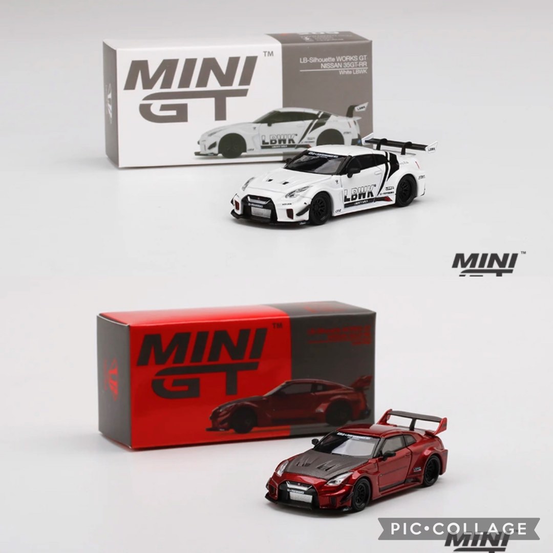 1/64 Mini GT 191 209 LBWK GT-R R35 LB-Silhouette, Hobbies & Toys, Toys ...