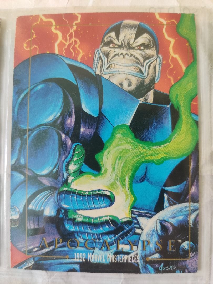 1992 SkyBox Marvel Masterpieces Apocalypse, Hobbies & Toys, Memorabilia ...