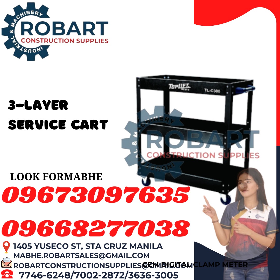 3-layer service cart, Commercial & Industrial, Construction Tools ...