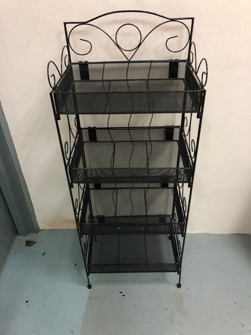 4 tier display rack, Furniture & Home Living, Furniture, Shelves ...