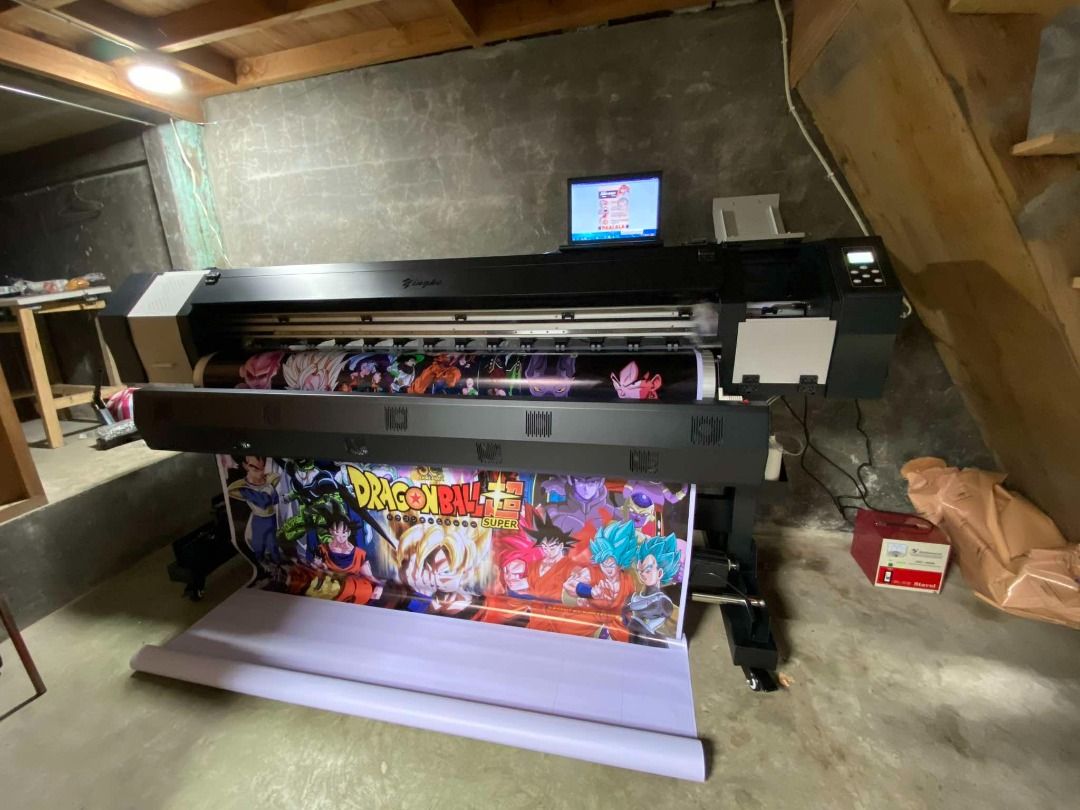 6FT TARPAULIN PRINTER, STICKERS PRINTER MACHINE/ LARGE FORMAT PRINTER ...