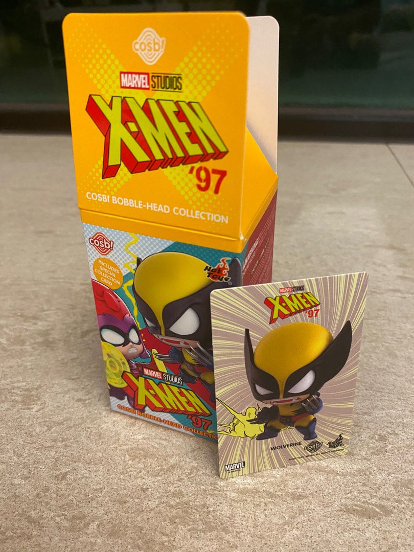 全新 Cosbi X-MEN 97 Wolverine 狼人 Cyclops 鐳射眼 Gambit 牌王 盲盒 Deadpool Marvel ...