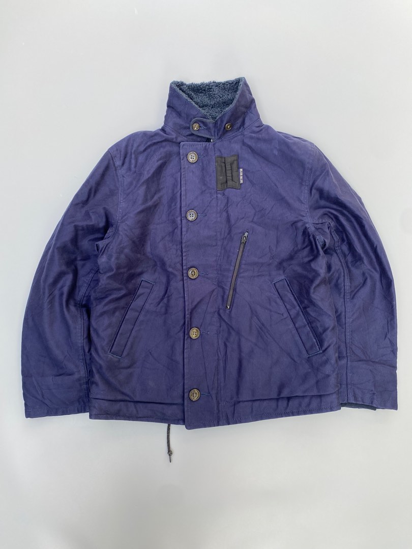 Blue Blue Japan Indigo N-1 Deck Jacket, Men's Fashion, Coats, Jackets ...