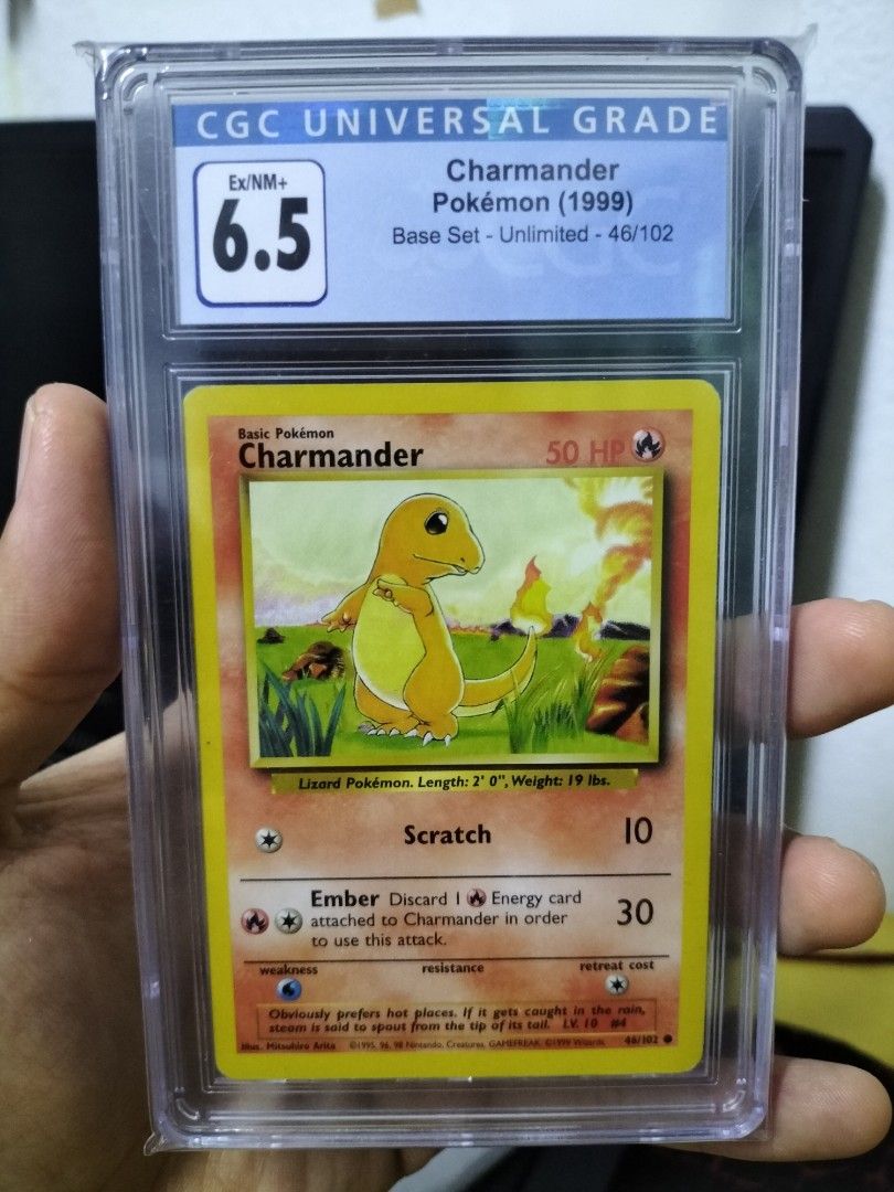charmander base set 1999 cgc, Hobbies & Toys, Collectibles ...