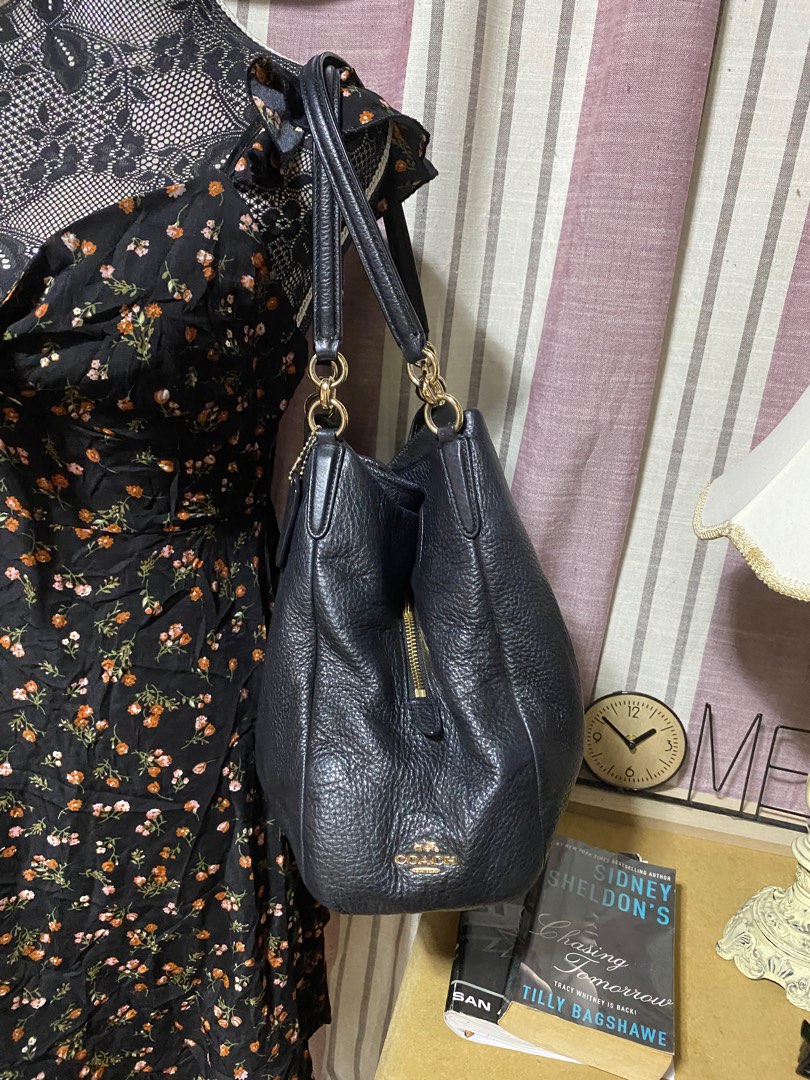 Coach Madison Phoebe in Pebbled Leather, Women's Fashion, Bags ...