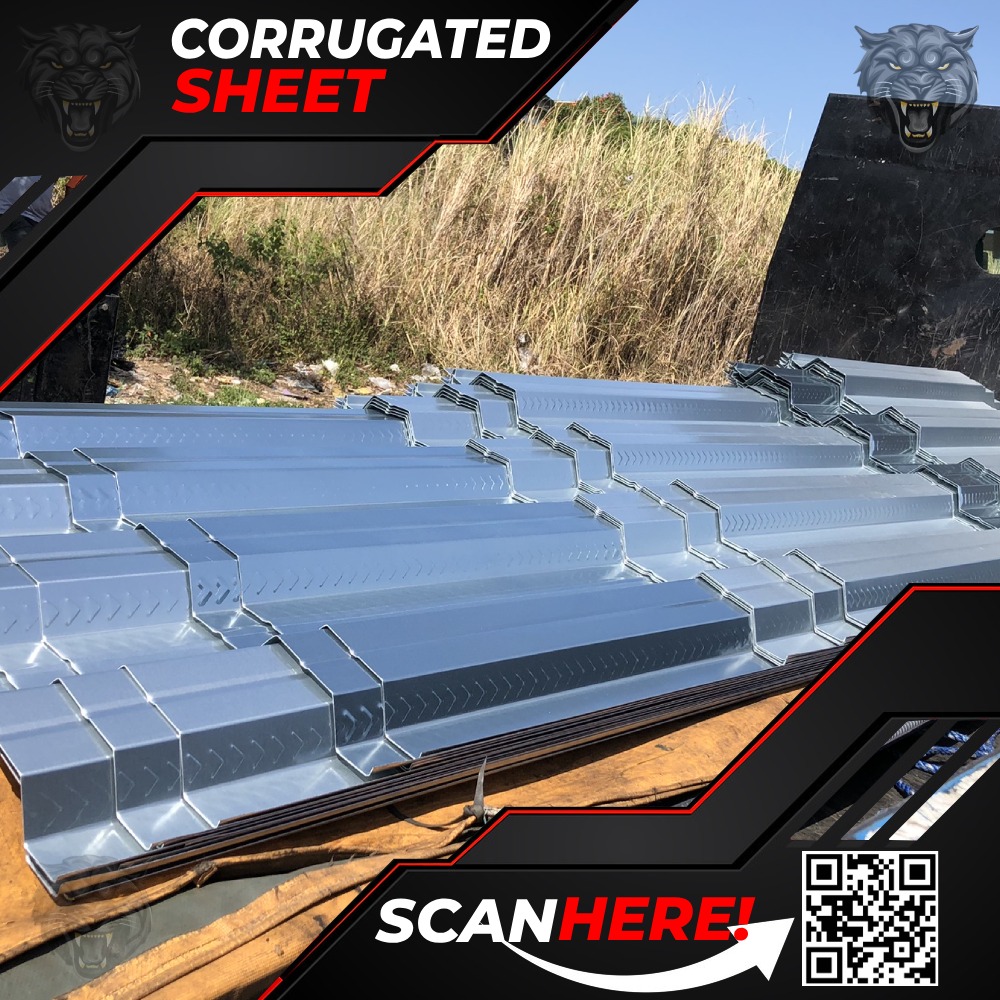 Corrugated GI Sheet | 10ft | Metal Works | Steel Works, Commercial ...