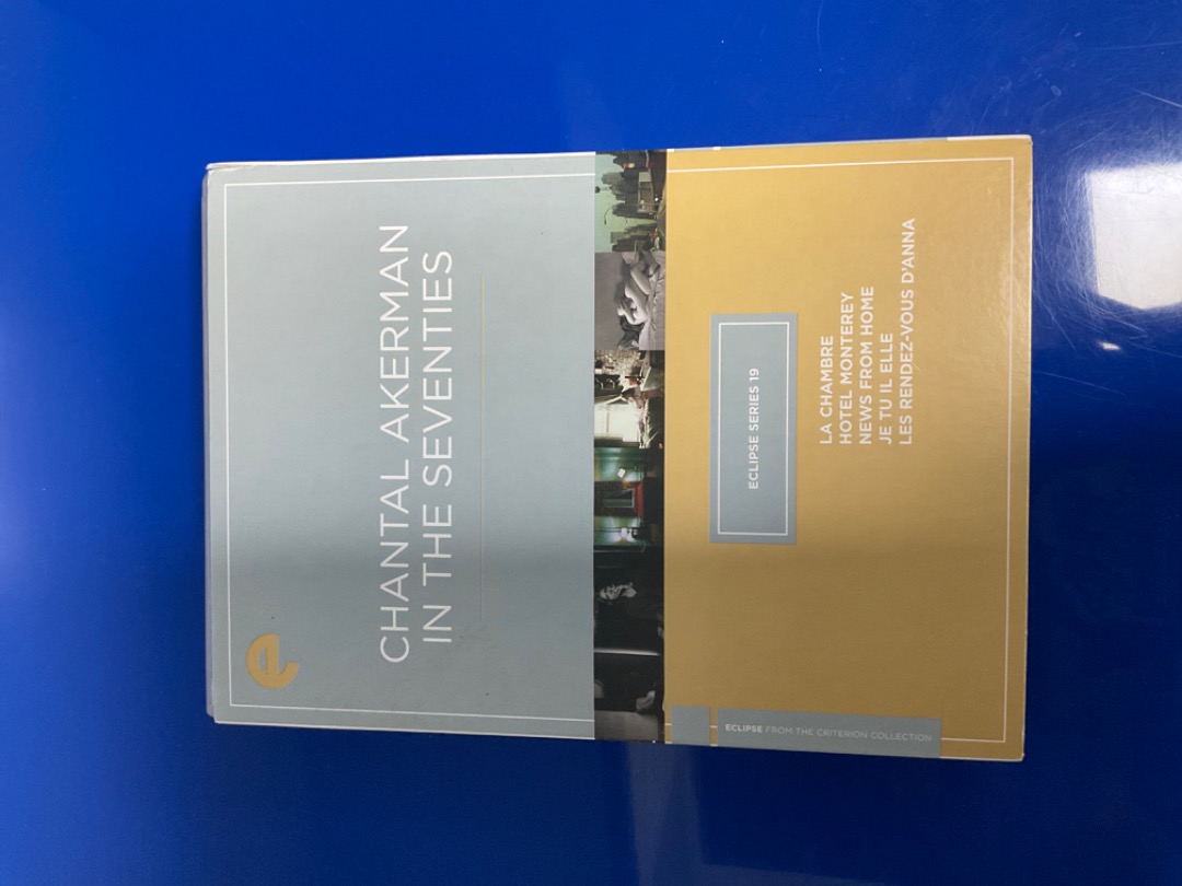 CRITERION COLLECTION DVD - Chantal Akerman in The Seventies, Hobbies ...