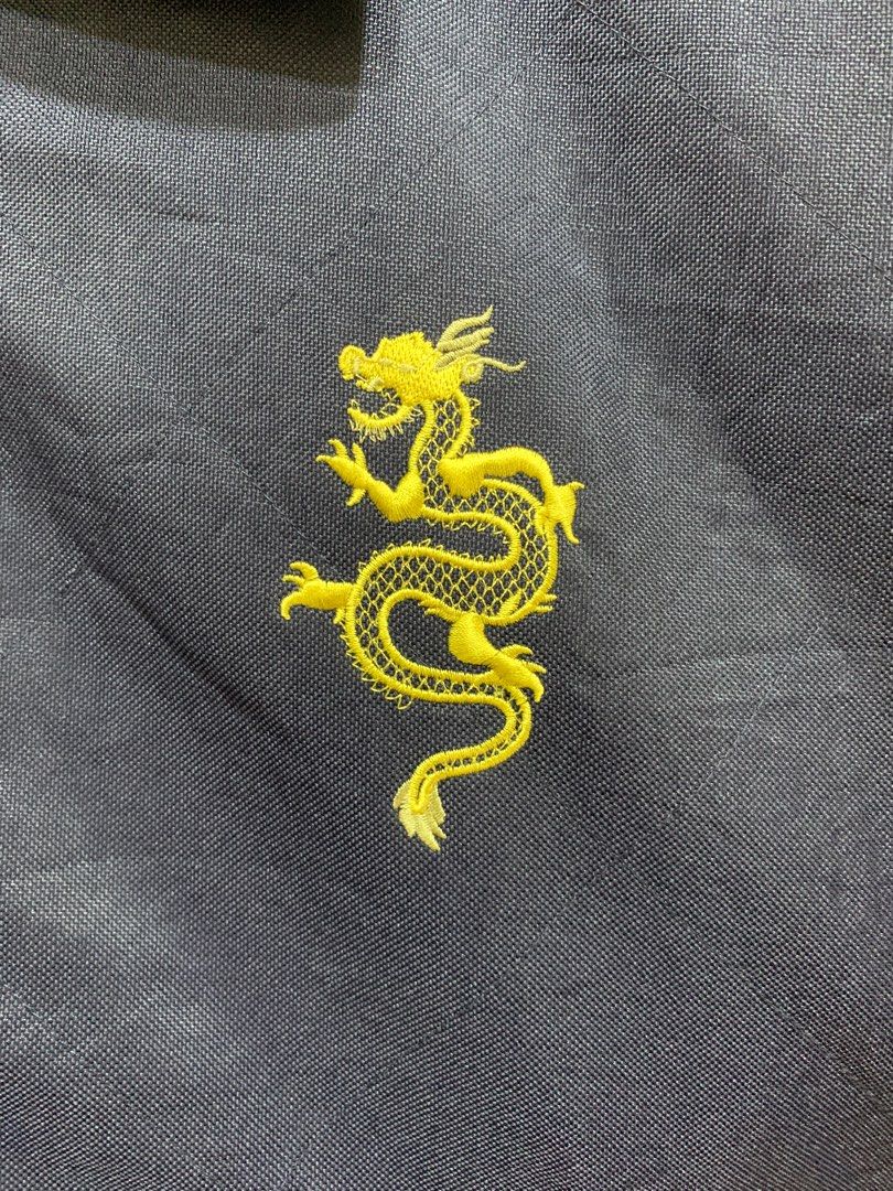 Dai Peng Sheng Dragon Bomber Jacket Sulam For Mens, Women's Fashion ...
