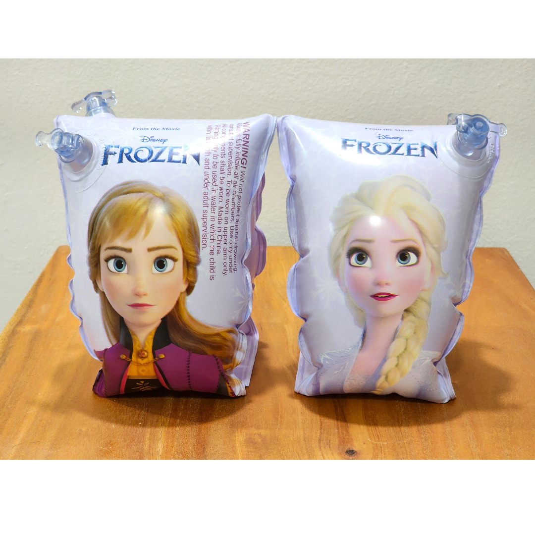Disney Frozen Elsa and Anna Inflatable Swimming Arm Band Float, Babies ...