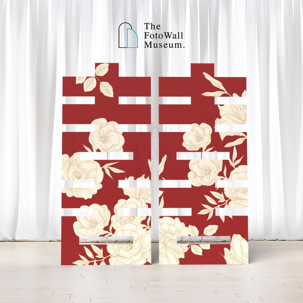 Buy Party Foamboard Sets with Double Happiness Wedding Stand Props ...