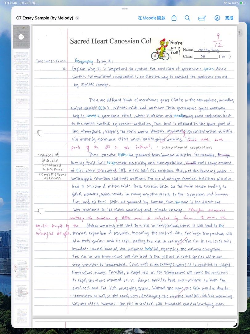 DSE Geography 5** 大量高分Essay Sample 真跡, 興趣及遊戲, 書本 & 文具, 教科書 - Carousell