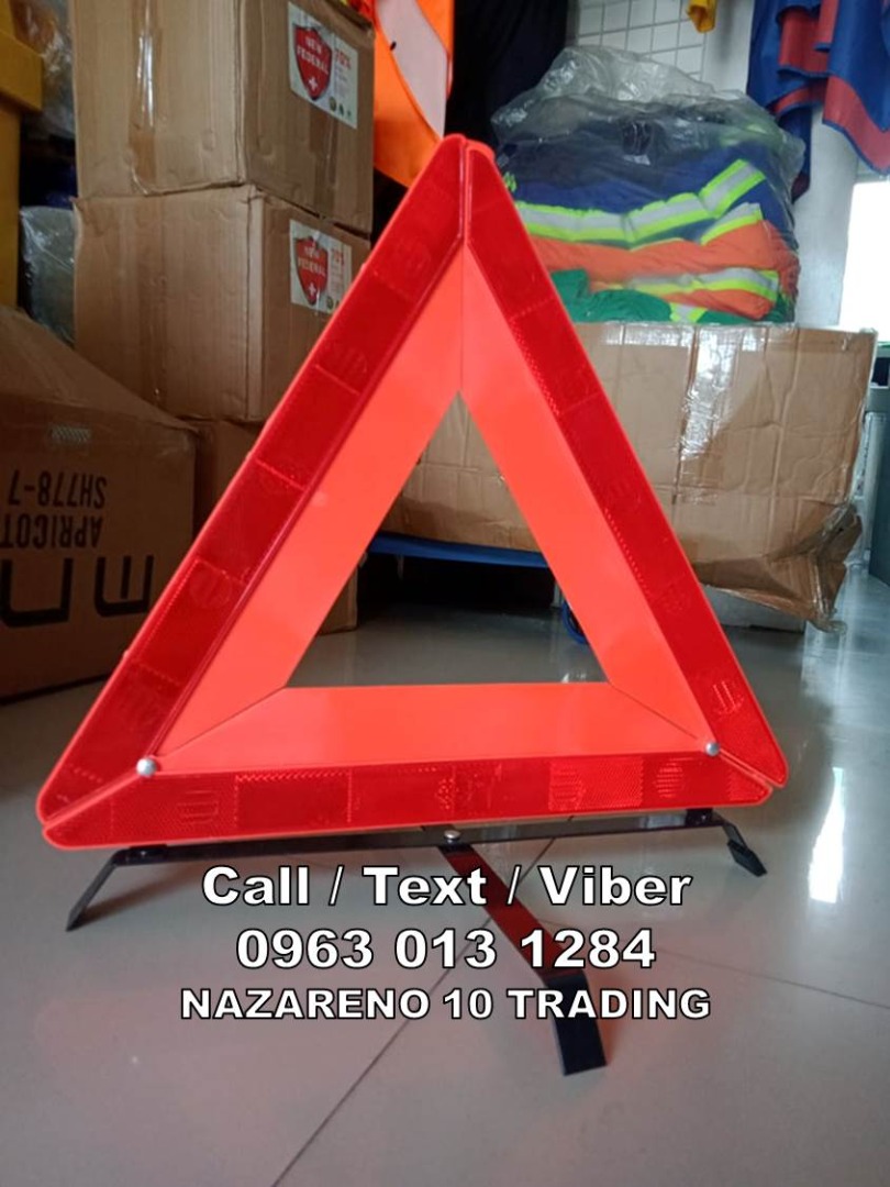 Early warning device triangle sign, Commercial & Industrial, Industrial ...