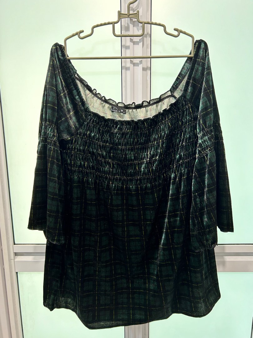 Emo cottage core dress, Women's Fashion, Tops, Blouses on Carousell