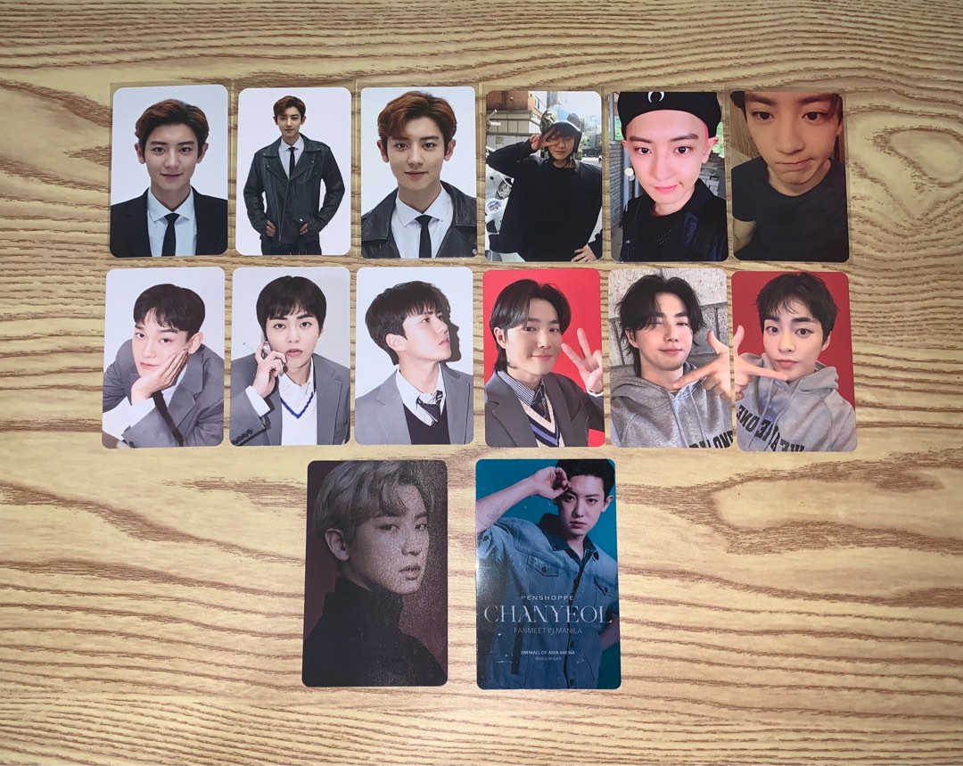 EXO CHANYEOL PHOTOCARD SET 1, Hobbies & Toys, Memorabilia ...