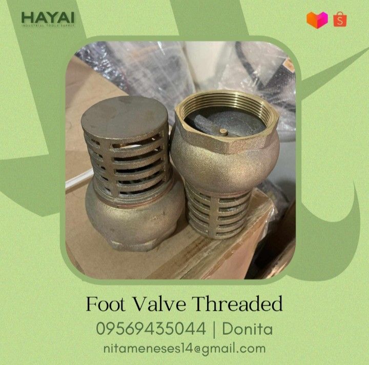 Foot Valve Threaded, Commercial & Industrial, Construction Tools ...