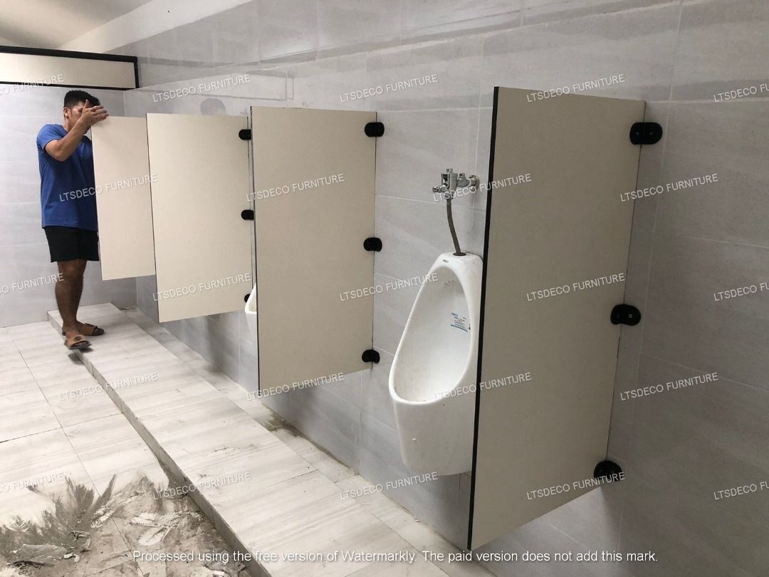 free installation urinal partition | toilet partition, Furniture & Home ...