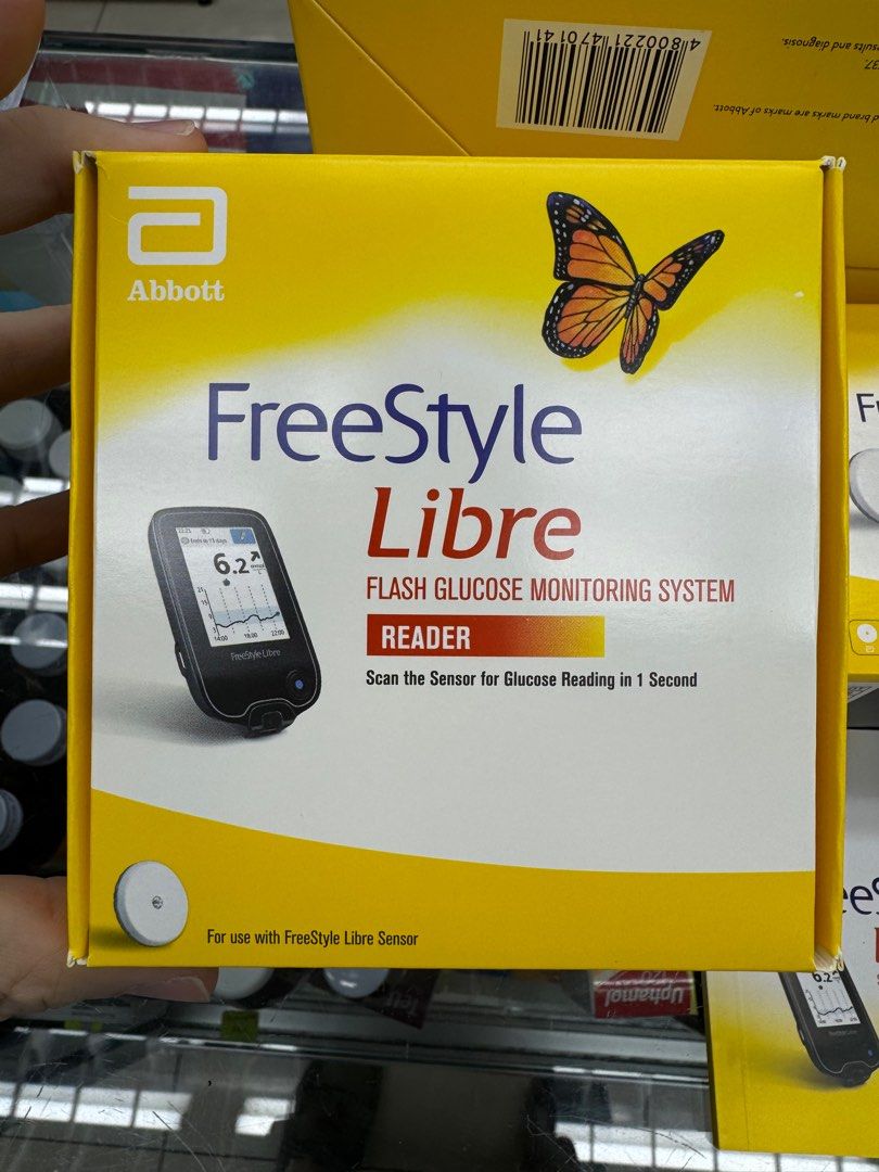 Freestyle Libre glucose monitoring machine set, Health & Nutrition ...