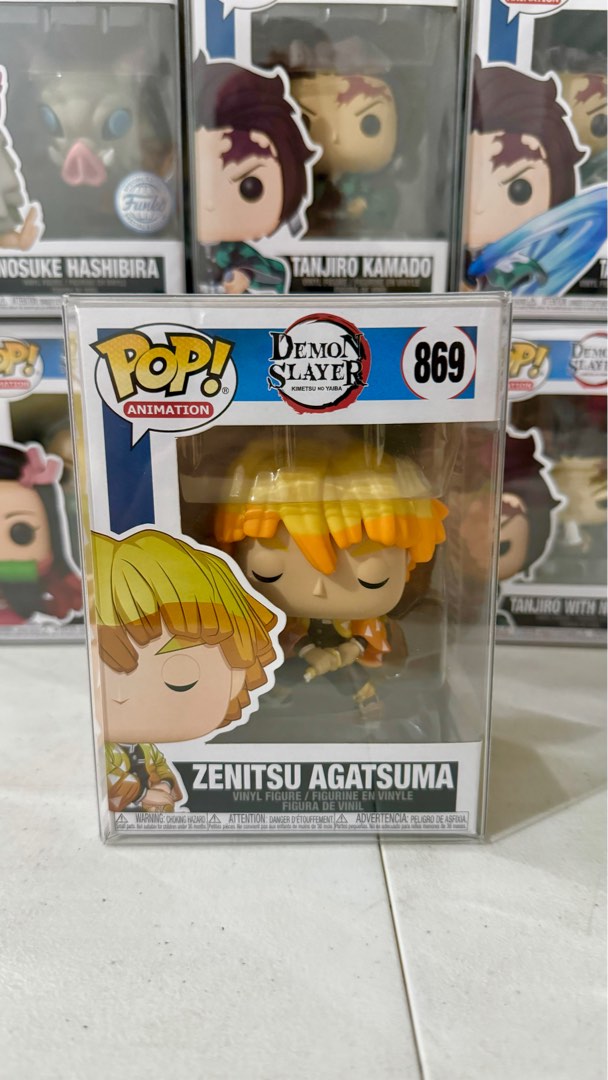 Funko Pop Zenitsu Agatsuma 869, Hobbies & Toys, Toys & Games on Carousell