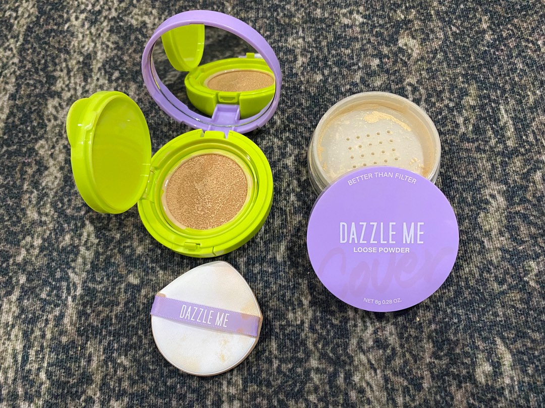 [FWP] Dazzle Me Cushion + Loose Powder, Beauty & Personal Care, Face ...
