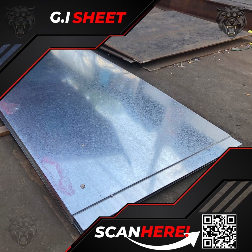 GI Plain Sheet 4x8 Ordinary 2.4 | GI Sheet | Base Plate | MS Plate | BI ...